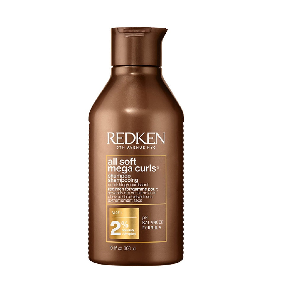 Redken All Soft Mega Curls Intense Hydrating Shampoo for Curly & Coily ...