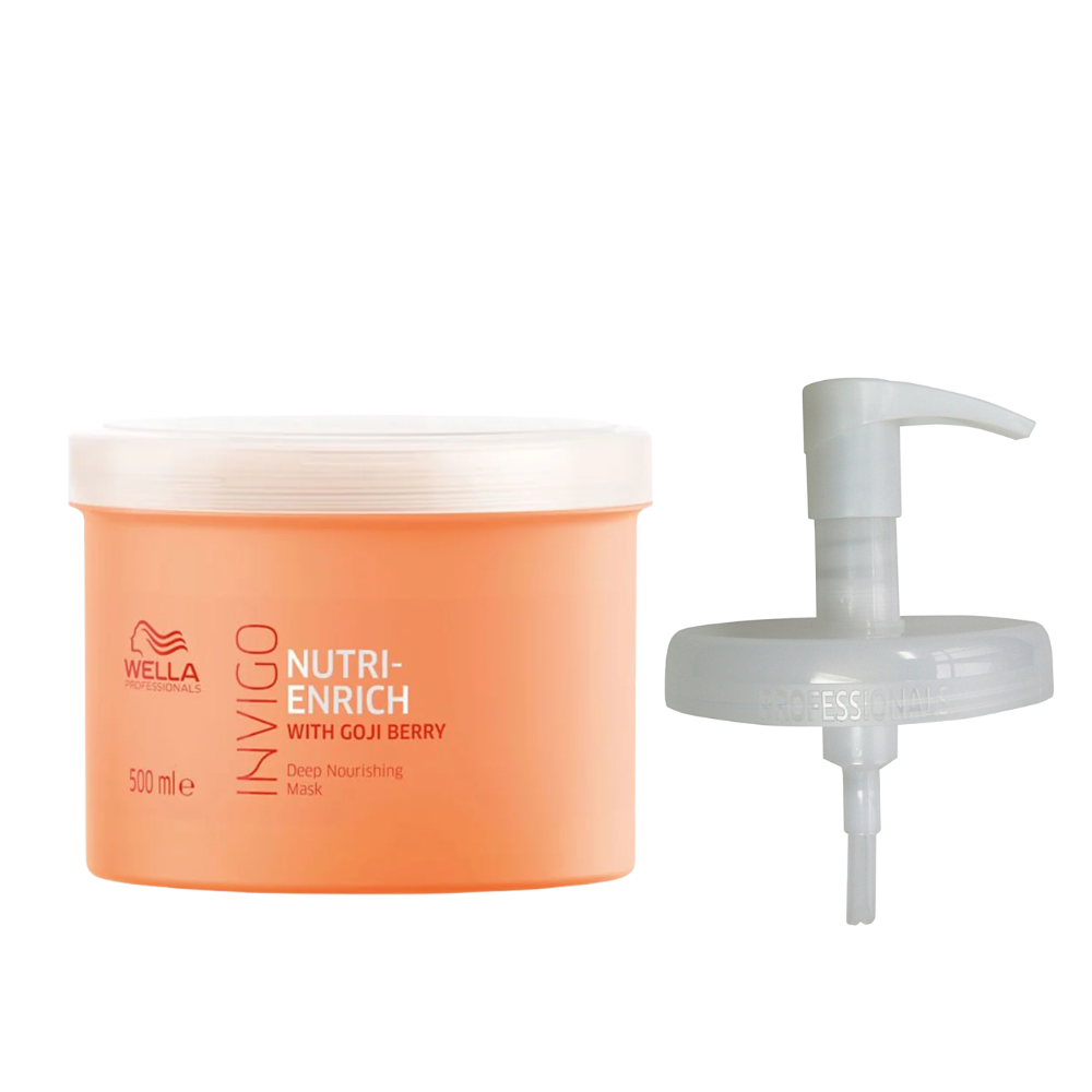 Wella Invigo Nutri Enrich Mask 500ml + Pump – Salon500 Online