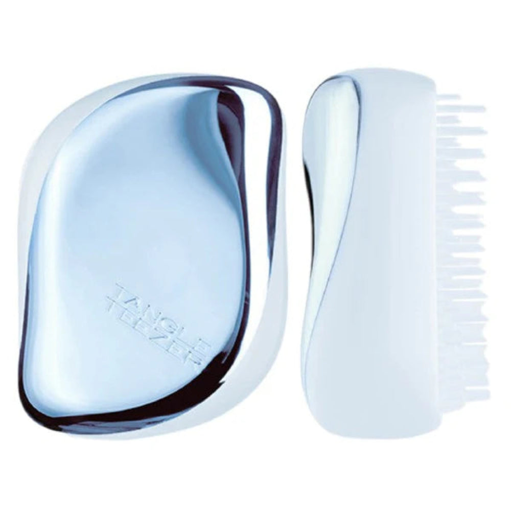 Tangle Teezer Compact Sky Blue Chrome – Salon500 Online